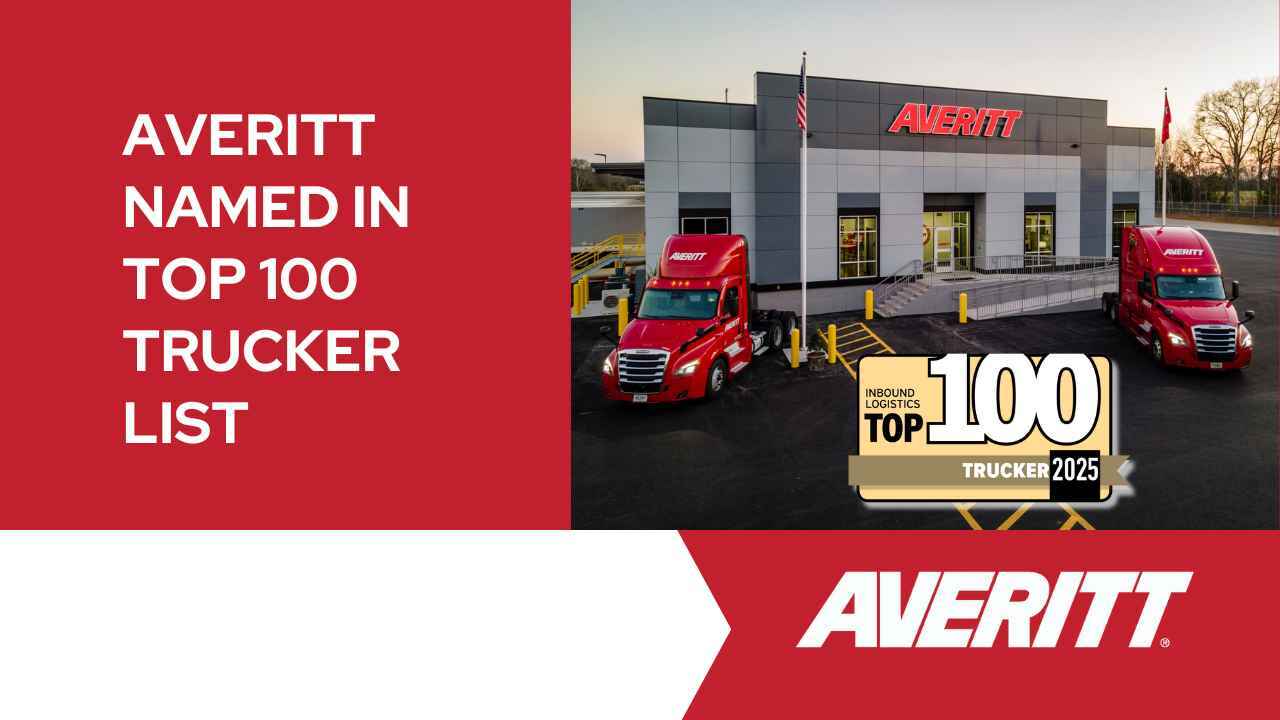 Averitt Listed as 2025 Top 100 Trucker by Inbound Logistics